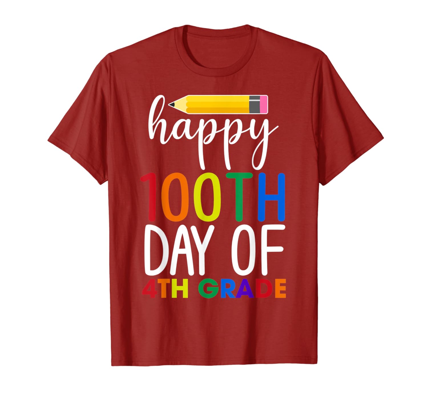 Happy 100th Day Of 4th Grade Costume 100th Day Of School T Shirt happy-100th-day-of-4th-grade-costume-100th-day-of-school-t-shirt